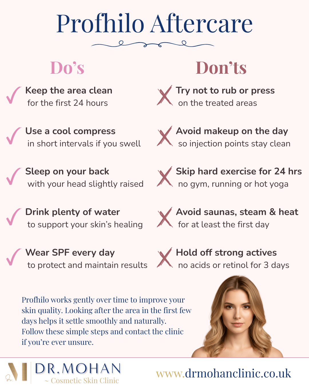 Complete Guide to Profhilo Aftercare - Dr Mohan Clinic